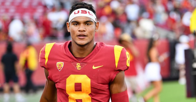 USC Transfer WR Visiting WVU Today | Blue Gold Sports