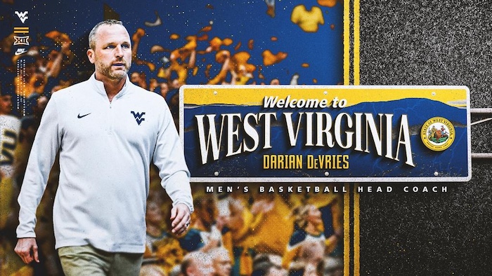 West Virginia Officially Names Darian DeVries as 23rd Head Men’s Basketball Coach – Blue Gold Sports