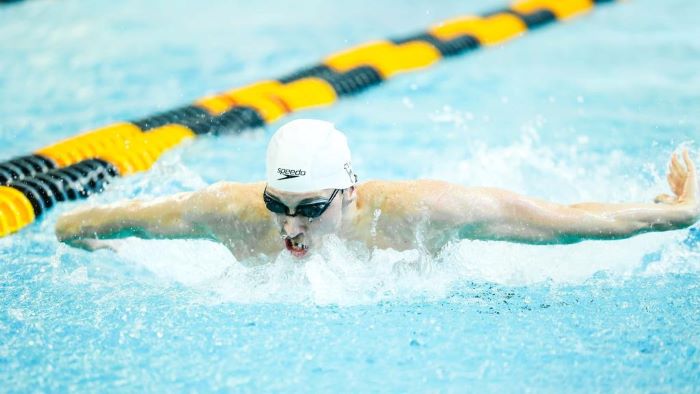 Danny Berlitz meets Olympic Trials qualifying standard on Day 3 of the TYR Pro Swim Series ...