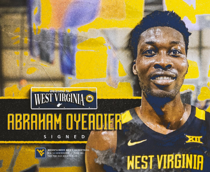 WVU Signs Center Abraham Oyeadier For 2024-2025 | Blue Gold Sports