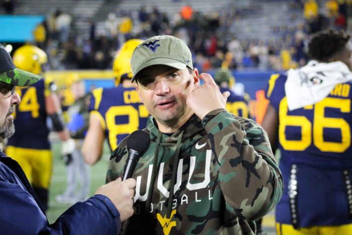 Neal Brown Speaks On UCF Rushing Attack Led By RJ Harvey | Blue Gold Sports